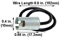 Incandescent Sockets - Adaptors MINI-BAYONET (BA9S) SOCKET