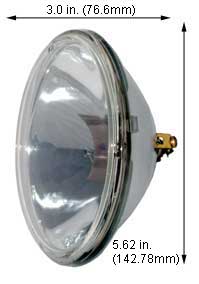 Incandescent Aviation Bulbs 4522 PAR46 250W 12V NSP